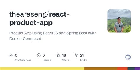 Github Thearasengreact Product App Product App Using React Js And Spring Boot With Docker