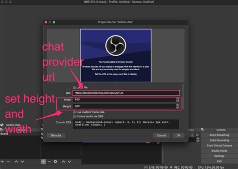 How To Add Embed Stream Chat To OBS Studio Jan