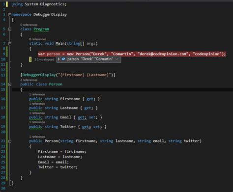 DebuggerDisplay CodeOpinion