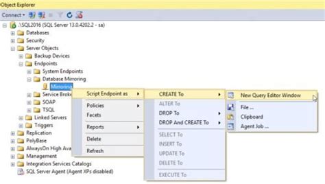 Sql Server Database Mirroring Login Attempt Failed With Error