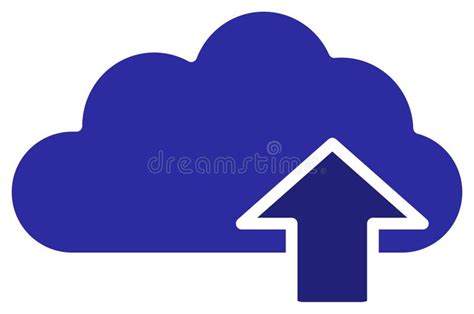Cloud Upload Icon Cloud Icon With An Arrow Up Stock Vector Illustration Of Computer File
