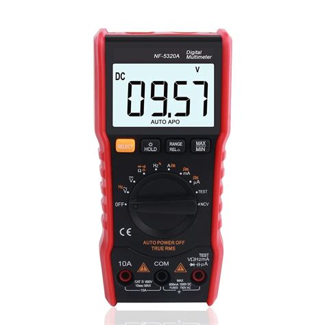 Nf 5320a Digital Multimeter Voltage Detection Automotive Electrical Transistor Peak Tester Meter