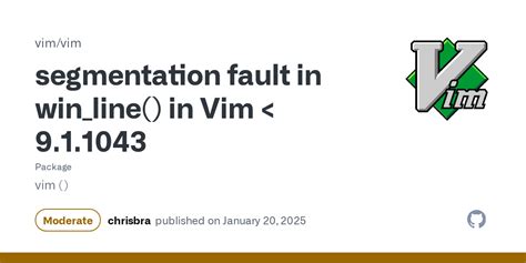 Segmentation Fault In Winline In Vim