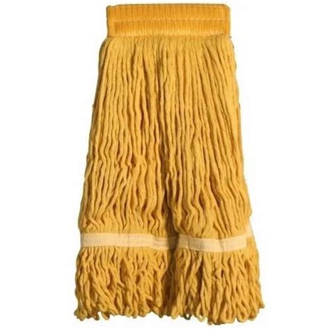 Cotton 6 Inch U Type Mop Refill Yellow For Cleaning At Best Price In