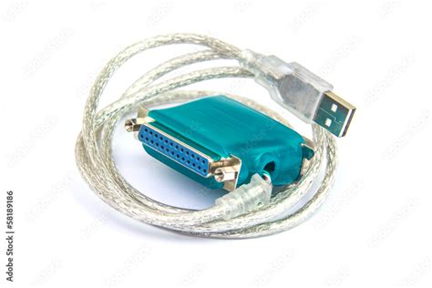 Parallel And Usb Port Stock Photo Adobe Stock