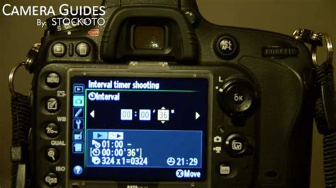 How To Set Interval Timer Mode On A Nikon D600 Youtube