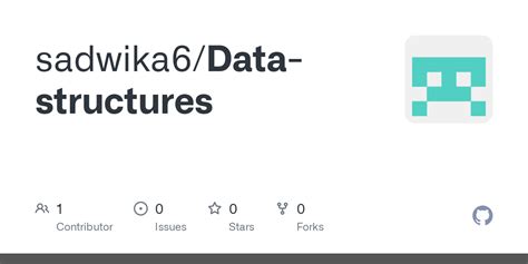 GitHub Sadwika6 Data Structures