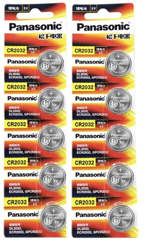 Panasonic Original Cr2032 Lithium Button Cell Battery Cr2032 3v Battery
