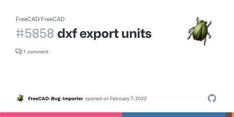 Dxf Export Units · Issue 5858 · Freecad Freecad · Github