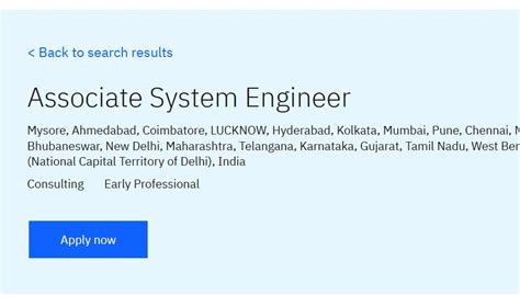 Ibm Fresher Hiring For Associate System Engineer Get Quick Update