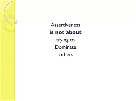 Assertiveness Ppt Career Advice Careers