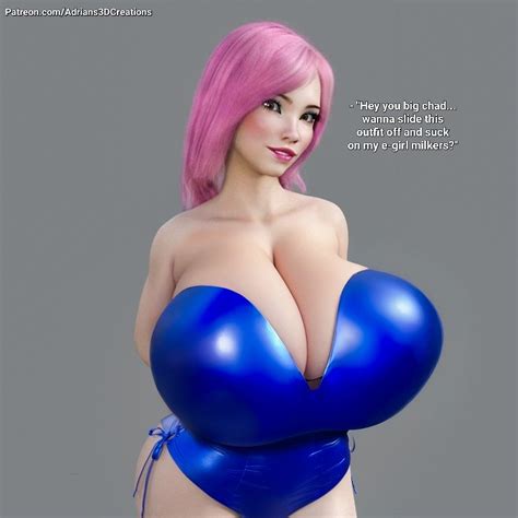 Rule 34 1girls 3d Adrians3dstuff Belle Delphine Big Breasts Breast Expansion Breasts Cleavage