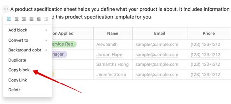 How To Copy And Duplicate Pages Blocks Tables Nimbus Platform