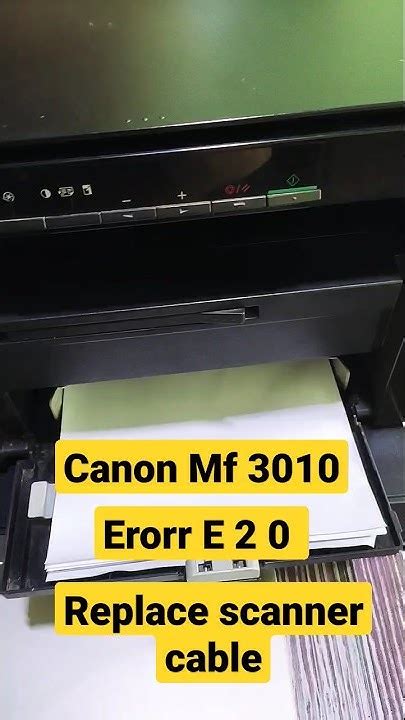 Canon Image Class Mf3010 Error E 2 0 Shortvideo Trending Shorts Printerproblem