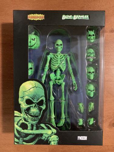 Fwoosh Yokai Bone Brawler Skeleton Power Con 2023 Glow In Dark 1 12 6 Figure 4668342759