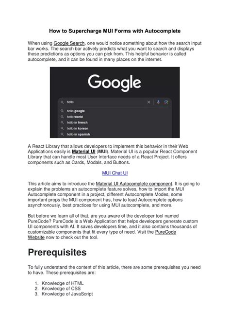 Ppt How To Supercharge Mui Forms With Autocomplete Powerpoint Presentation Id13183074