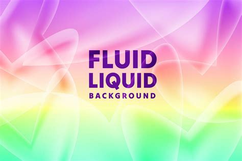 Colorful Fluid 3d Shapes Abstract Liquid Gradient Background Wavy Background In Colorful