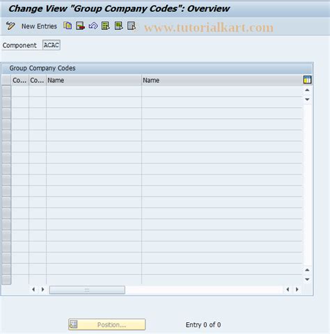 0fila0081 Sap Tcode Assign Company Codegrouping Key