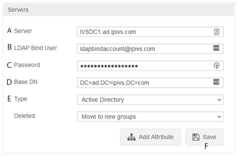 LDAP Configuration IVS Wiki