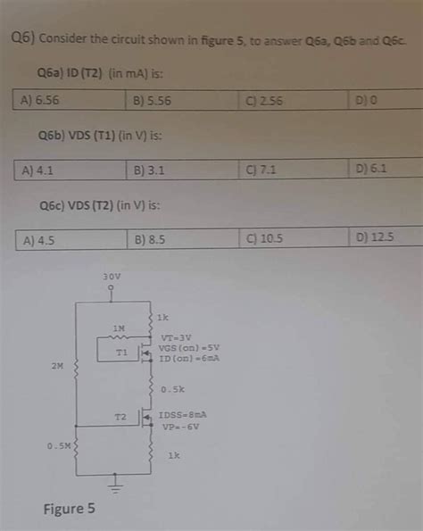 Solved Q6 Consider The Circuit Shown In Figure 5 To Answer