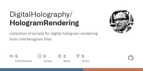 GitHub DigitalHolography HologramRendering Collection Of Scripts For Digital Hologram