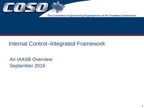 Pdf Internal Control Integrated Framework · Framework Cosos Internal Control Integrated