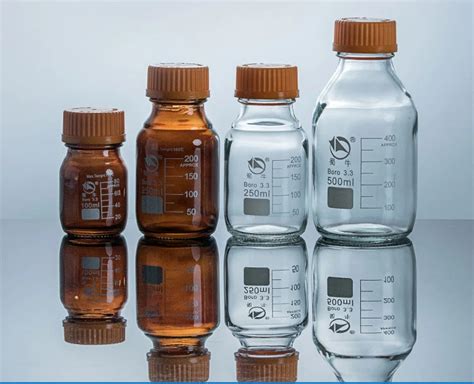 Laboratory Glassware Ml Ml Borosilicate Glass Bottles For Chemical Reagent Bottle Buy