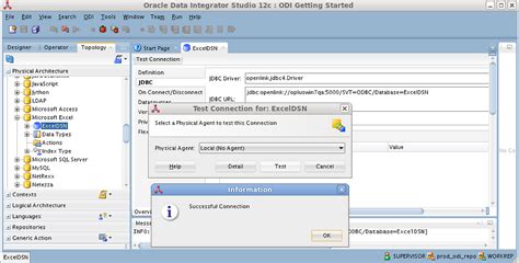 Using The Oracle Data Integrator Odi 1221 With Microsoft Excel Data Via The Openlink Jdbc