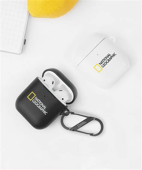 내셔널지오그래픽 브랜드 로고 에어팟 케이스