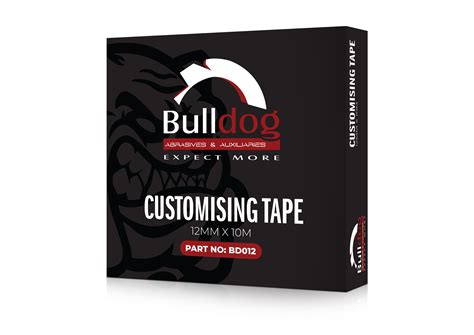 Customising Tape 12mmx10m Bulldog Abrasives