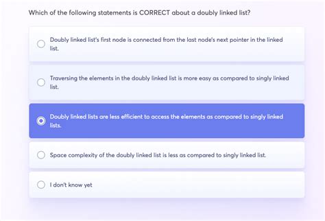 Solved Which Of The Following Statements Is Correct About A