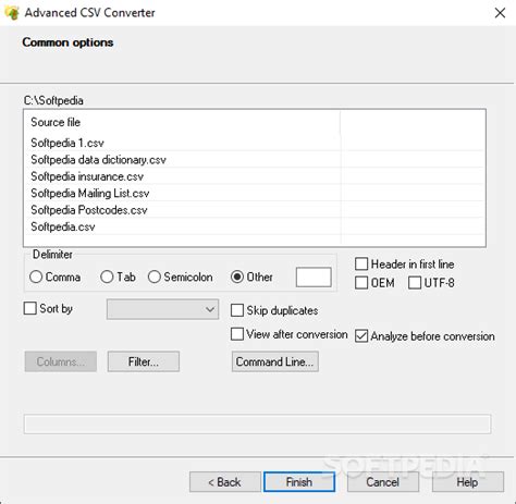 Advanced Csv Converter Download Softpedia