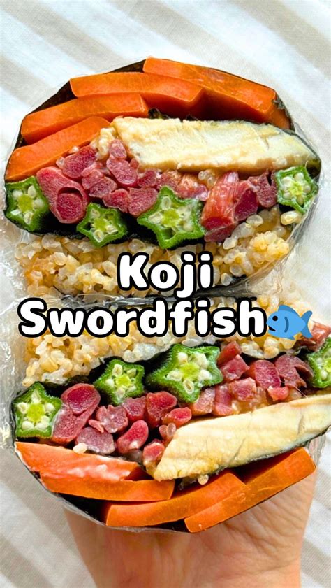 Koji Swordfish🐟⭐️ Shio Koji Increases Umami Of Fish 🤤 Ingredients ・rice