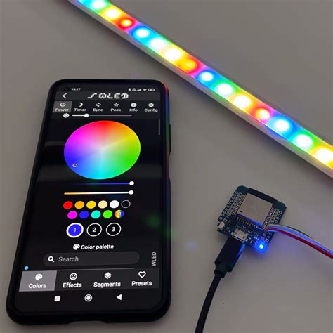 Ws2812b Leds Mit Esp32 Wled Steuern Roboter Bausatzde