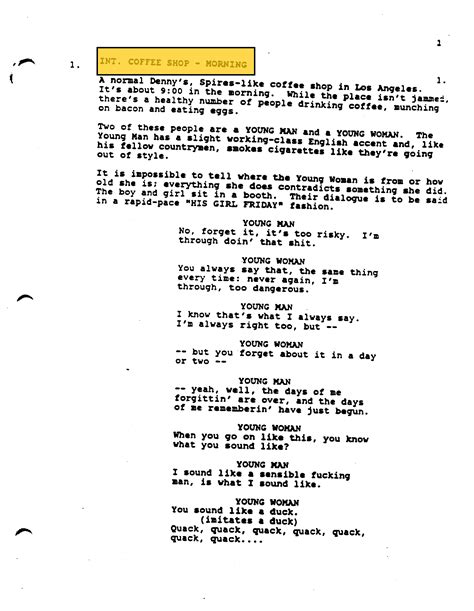 Things And People Script Slugline Parsinput