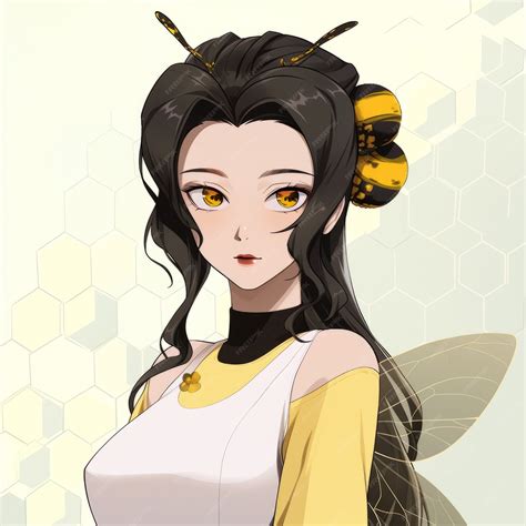 Free Photo Rendering Of Bee Anime Character