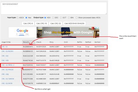 Modifying Crc32mpeg 2 Module To Calculate Crc32 Rfpga