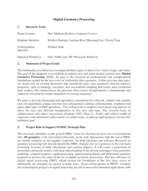 Pdf Digital Geometry Processing Infolab · Modeling Computer Graphics Signal Processing