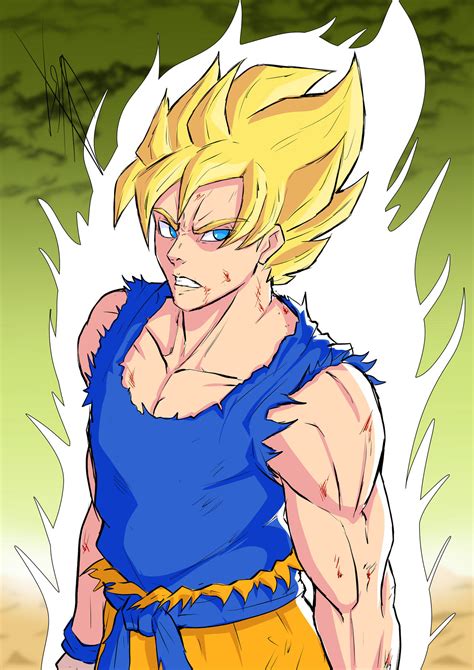 Goku Ssj By Kamenkaiser On Deviantart