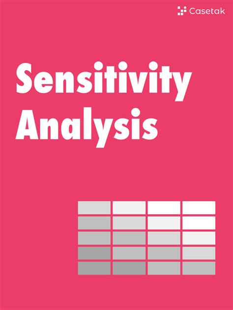 Sensitivity Analysis In 4 Simple Steps 1679604892 Pdf Gross Margin Sensitivity Analysis
