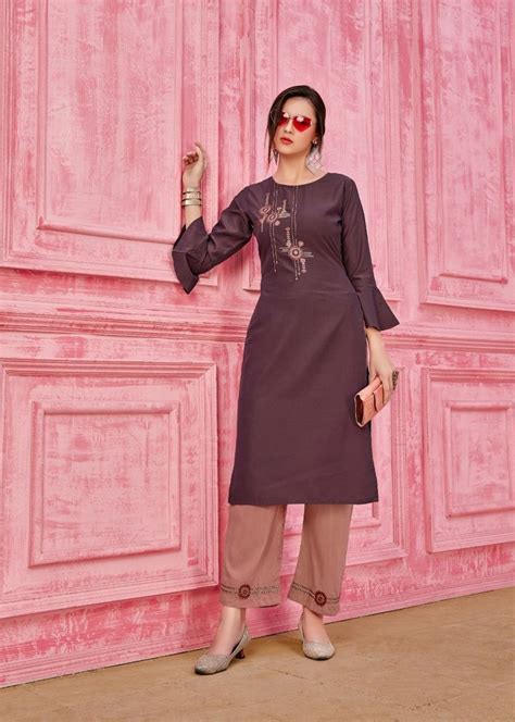 Seven Threads Rung Fashion Dresses Kurti Patterns Kurti