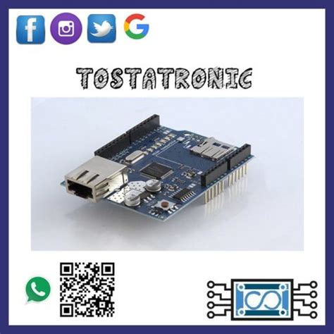Ethernet Shield Para Arduino Tostatronic