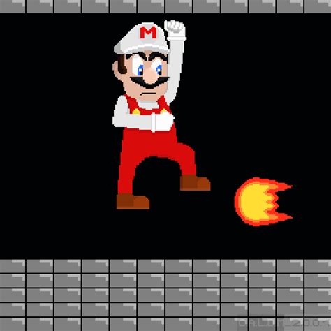 Fire Mario Super Mario Bros By Caldm2001 On Newgrounds