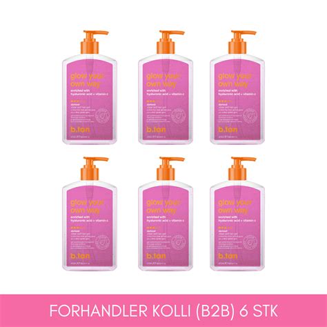 Btan Glow Your Own Way Clear Tanning Gel B2b Kolli Af 6