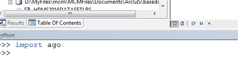 Ago Import Fails In Arcpro Python Esri Community