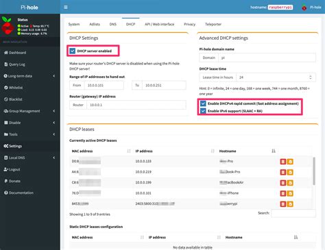 Showing Hostnames In Pihole With Ipv6 Enabled Sydney Low Photography