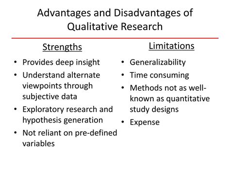 Limitations Of Qualitative Research Slideshare