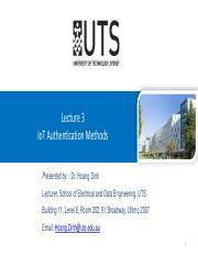 Lecture IoT Authentication Methods Teaching Pdf Lecture IoT Authentication Methods