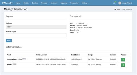 Aplikasi Laundry Laravel 58 Vuejs Spa 12 Payment And Detail