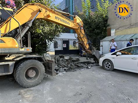 Драгон төвийн туслах авто замын ус зайлуулах шугам хоолойг угсарч байна Dnn Mn